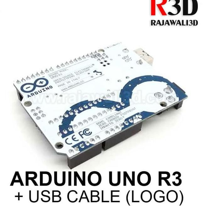 Jual Arduino Uno R3 DIP 16u2 Grade Clone with Logo and USB Cable ...