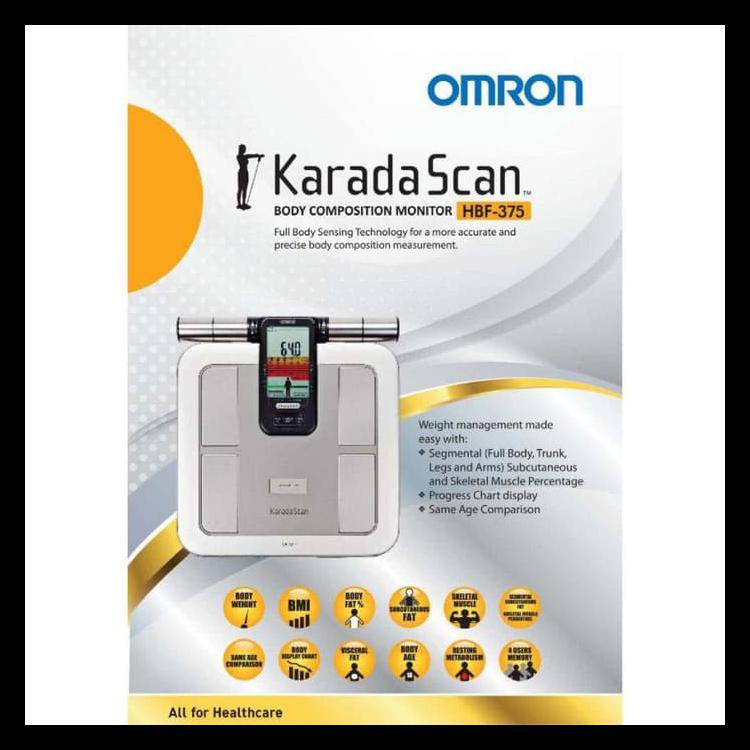 Jual Omron Hbf-375 Karada Scan Body Composition Monitor Hemat | Shopee ...