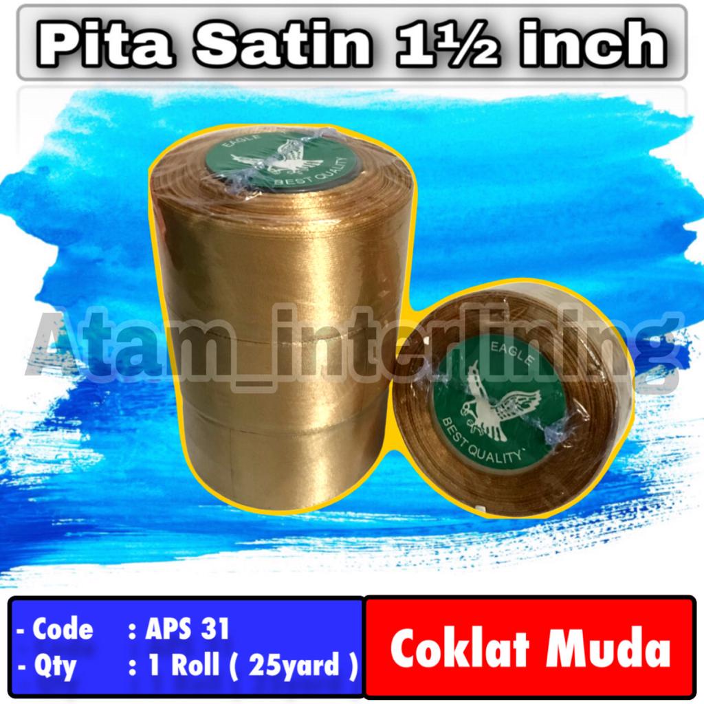 Jual Pita Satin 40mm atau 4cm Berbagai warna | Pita Kado | Pita ...