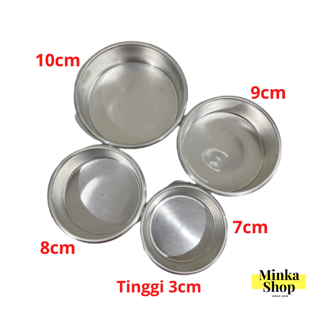 Jual Loyang Press Bulat Cetakan Nasi Cetakan Kue Kecil Loyang aluminium ...