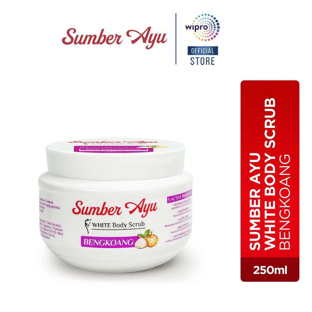 Jual Sumber Ayu White Body Scrub Bengkoang - 250 ml | Shopee Indonesia
