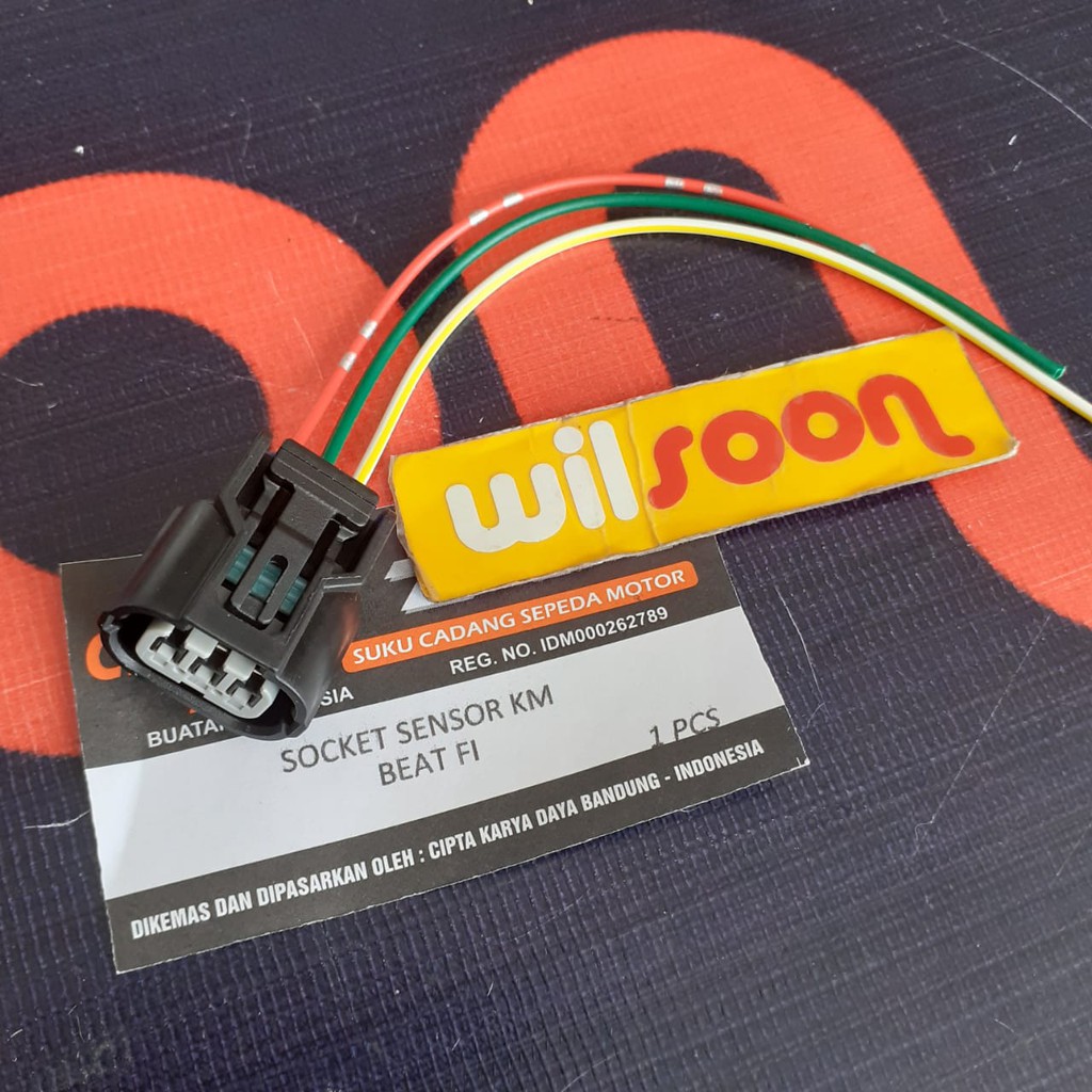 Jual Soket Sensor Kilometer / Socket Cencor Speeedometer Honda Beat FI ...