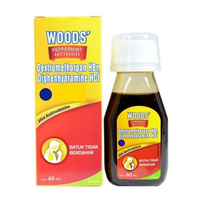 Jual Woods Syrup Obat Batuk Berdahak dan Kering 60 ml (HEALTHY/BISA COD ...