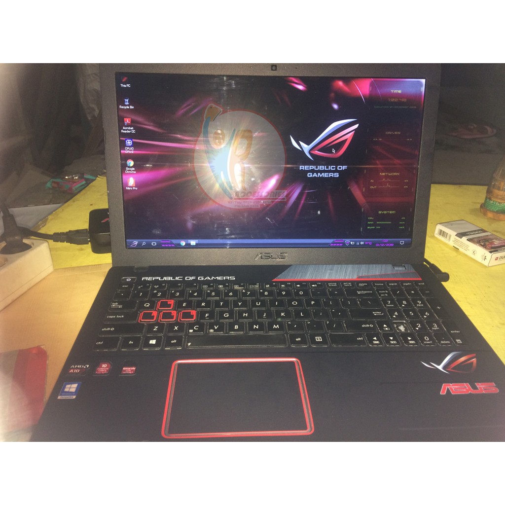 Jual Original Garskin Laptop Full Body Asus X550 Series Motif ROG ...