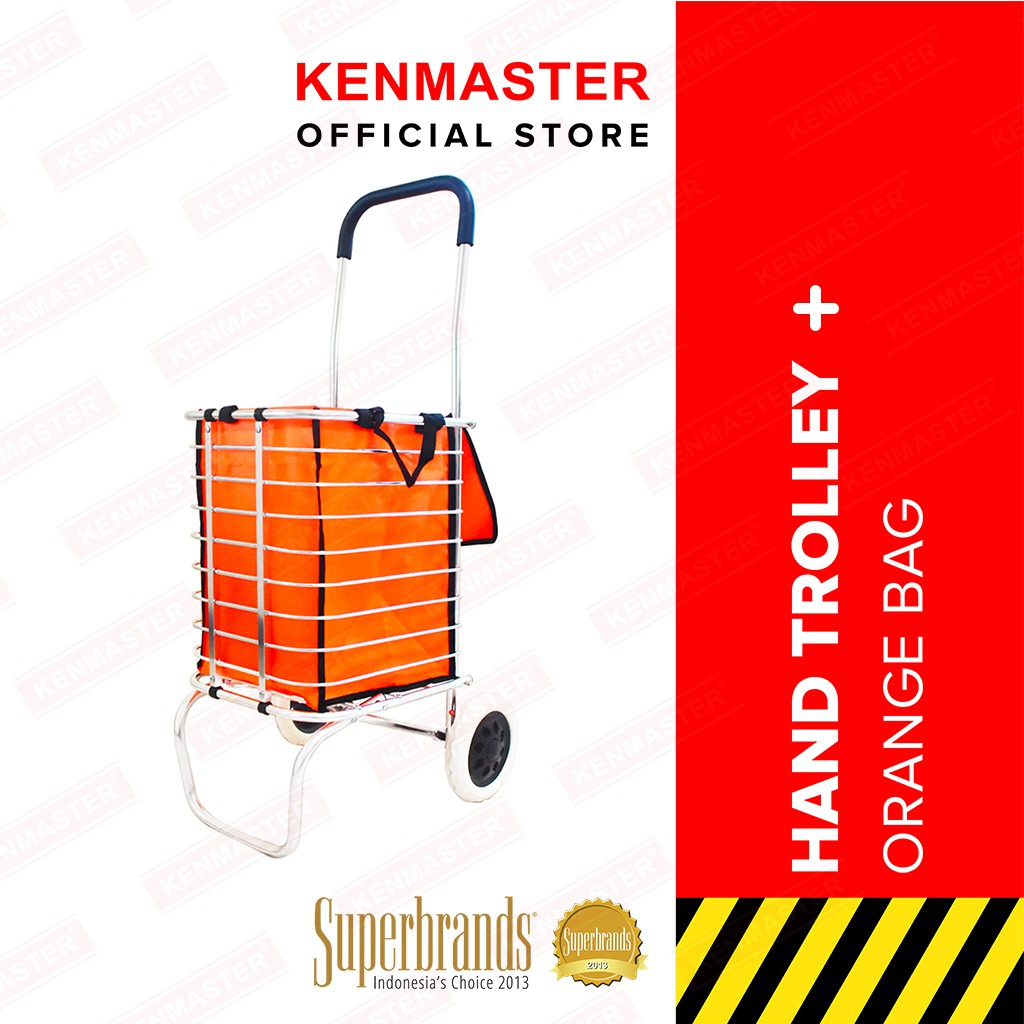 Jual Kenmaster Hand Trolley Cart Alumunium Plus Bag Kt-3002 - Tolli ...