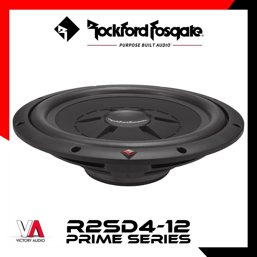 Jual Subwoofer Pasif ROCKFORD FOSGATE R2SD4-12 Double Voice Coil 4 Ohm R2 SLIM 12 Inch 250 Watt ...