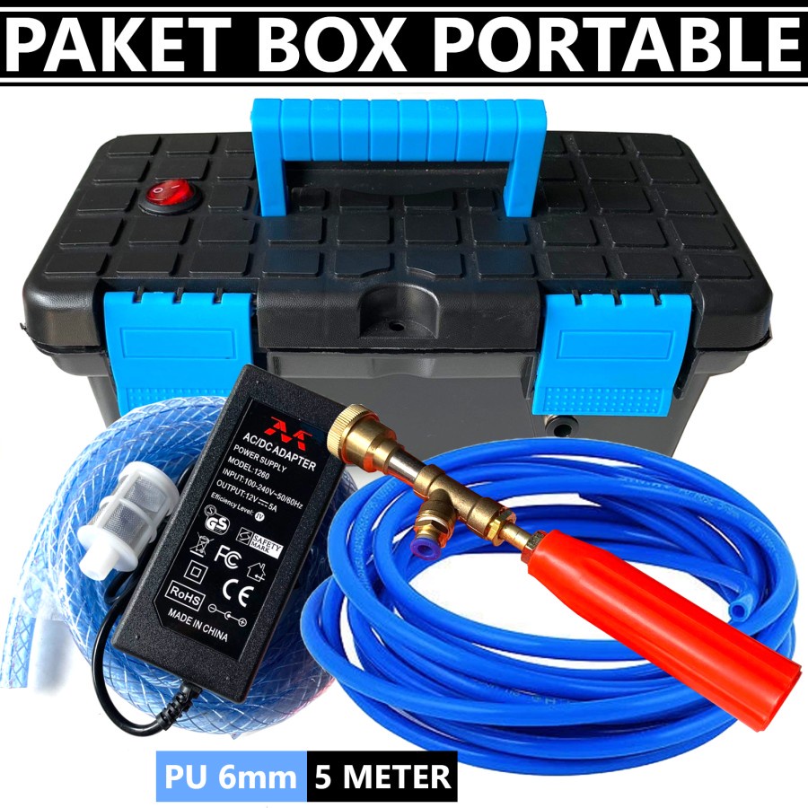 Jual Paket Box Portable Paket Alat Cuci Motor Mobil Camping Satu set ...
