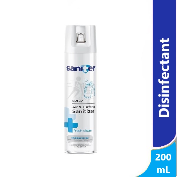 Jual Saniter Air Sanitizer Aerosol 200 mL - disinfectant spray anti ...