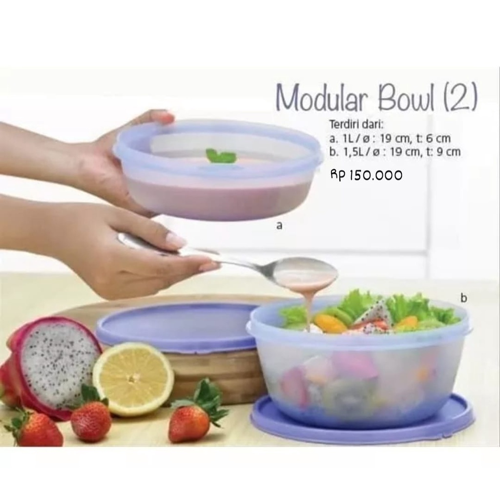 Jual (TUPPERWARE PROMO DAN 100% ORI) Modular Bowl Tupperware (Mangkuk ...