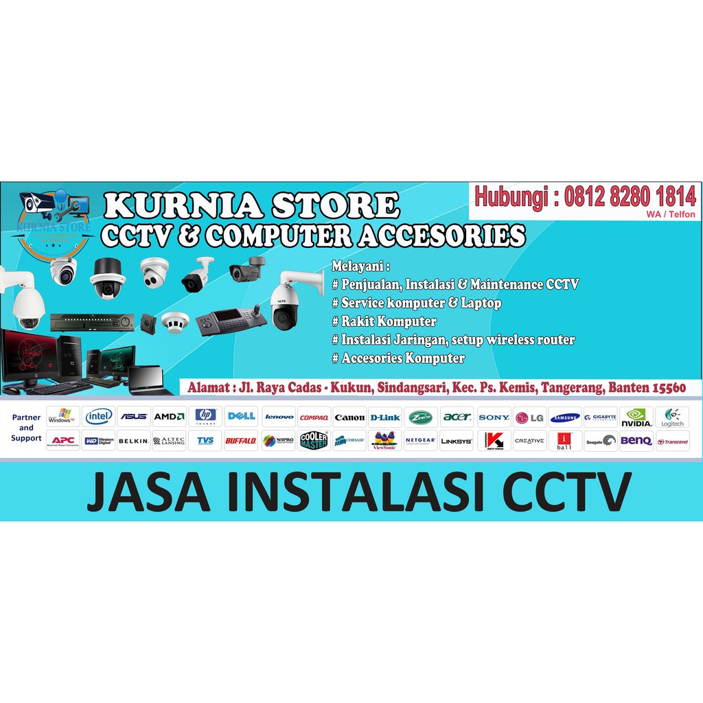 Jual Jasa Instalasi CCTV Pabrik atau Kantor 16 Channel | Shopee Indonesia