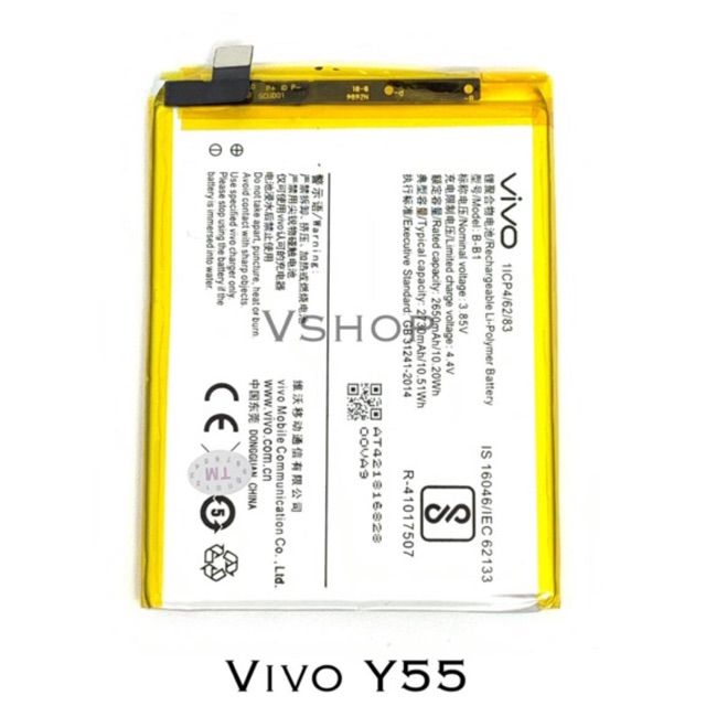 Jual BATERAI BATRE BATTERY VIVO Y55 B-B1 | Shopee Indonesia