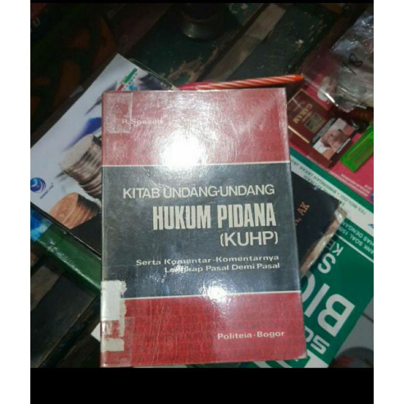 Jual ORIGINAL KITAB UNDANG UNDANG HUKUM PIDANA (KUHP) - R. SOESILO ...
