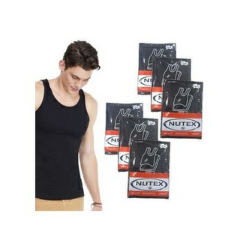Jual SINGLET NUTEX HITAM POLOS PRIA DEWASA Termurah / KAOS DALAM PRIA ...