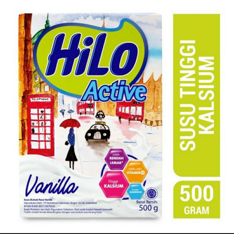 Jual Hilo Active Vanilla Caramel 500gr 500 gram 500gram HiLo Hi-Lo ...