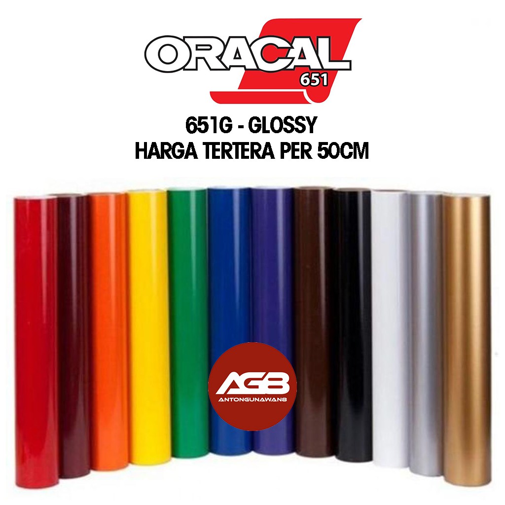 Jual Sticker ORACAL 651G GLOSSY GERMANY | Shopee Indonesia