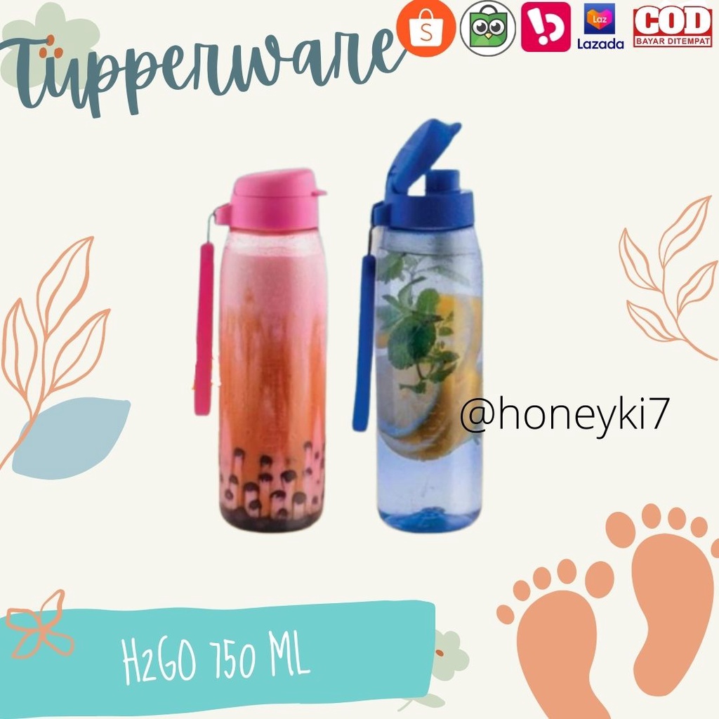 Jual Tupperware H2GO 750 ml | Shopee Indonesia