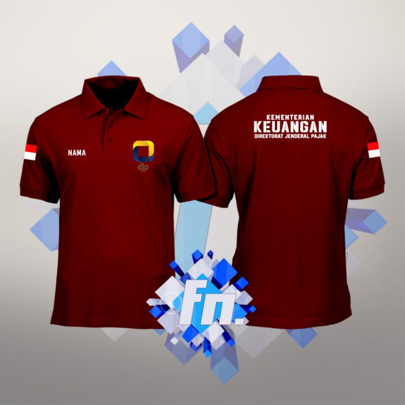 Jual KAOS POLO SHIRT KEMENKEU DJP KEMENTERIAN KEUANGAN DIREKTORAT ...