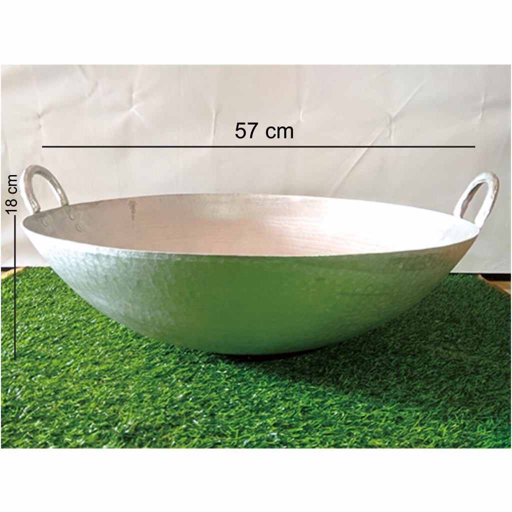Jual Wajan besar 60 cm Tebal alumunium garut | Wajan Besar Kuali Besar ...