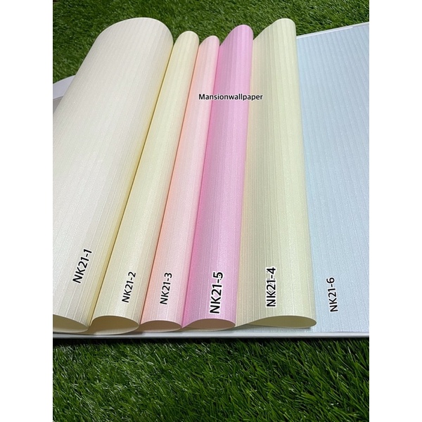 Jual Wallpaper Dinding Polos Putih Kuning Hijau Pink Biru Pastel Soft ...