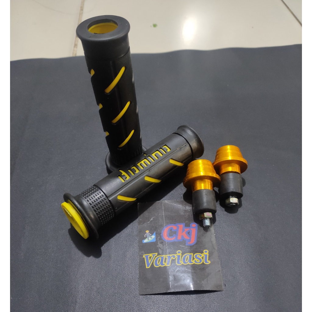 Jual HANDGRIP DOMINO GRIP DOMINO SISIK UNIVERSAL plus jalu stang CNC ...