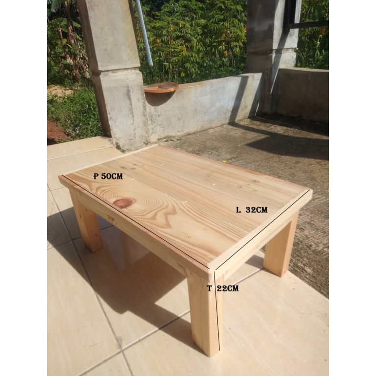 Jual MEJA KAYU JATI BELANDA MEJA SERBAGUNA MEJA P50CM L32CM T22CM ...