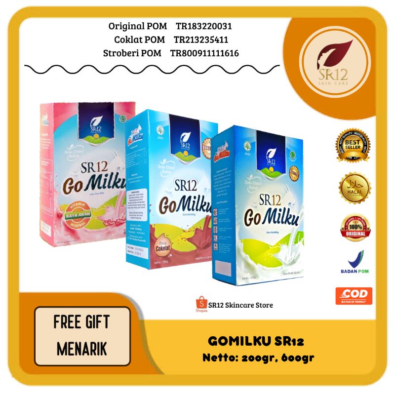 Jual (bisa cod) gomilku sr12 susu kambing etawa susu kesehatan minuman ...