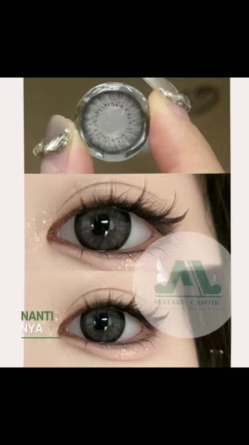 Jual Softlens Hitam Ke Abu Abuan Limited Diameter 14.5 mm Normal ...