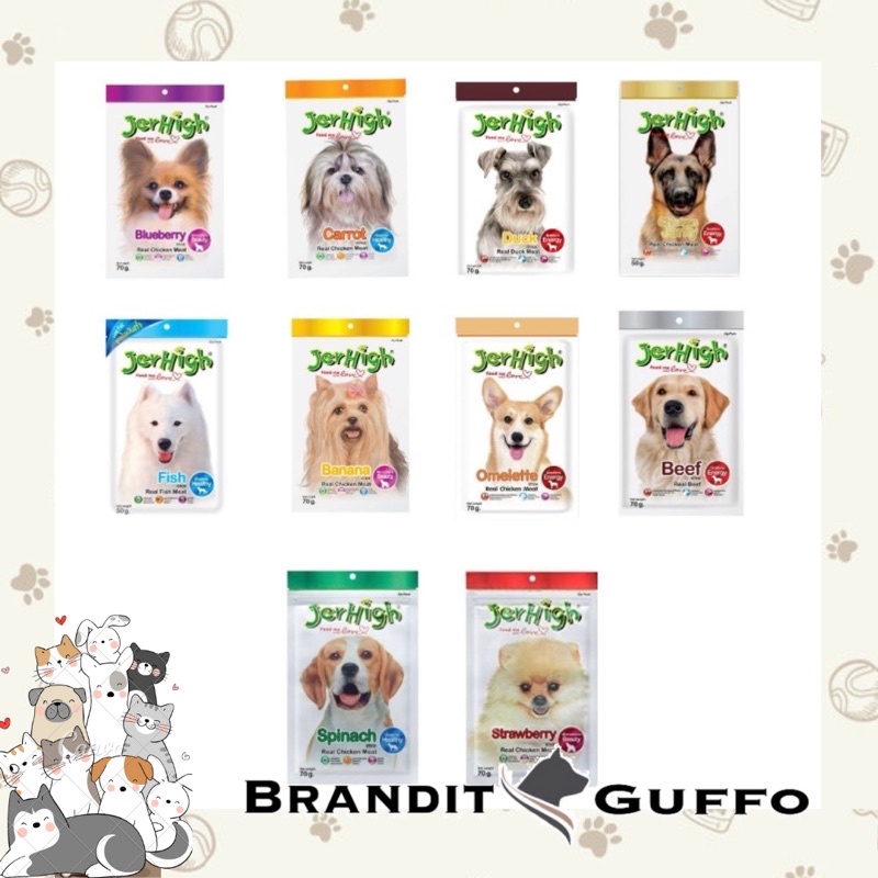 Jual Jerhigh stick snack anjing dog cemilan treats makanan doggy ...