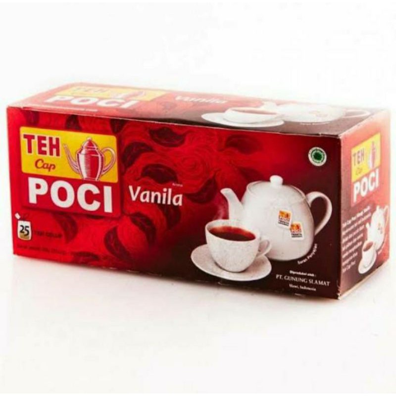Jual Puri Segar Shop, Teh Celup Poci Rasa Vanilla Isi 25 Kantong ...