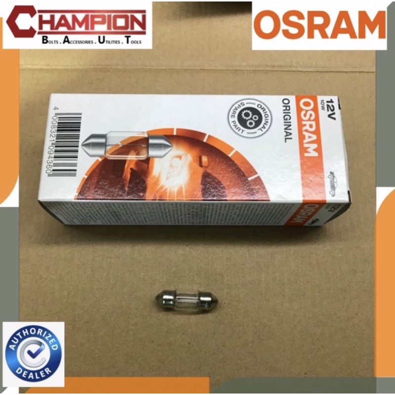 Jual Bohlam lampu Festoon Bohlam plafon 12 V Osram 10W | Shopee Indonesia
