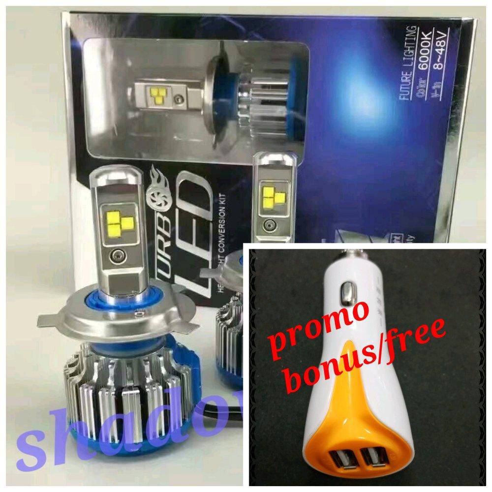 Jual LED TURBO T1 NEW 75 WAT H4 sparepart | Shopee Indonesia