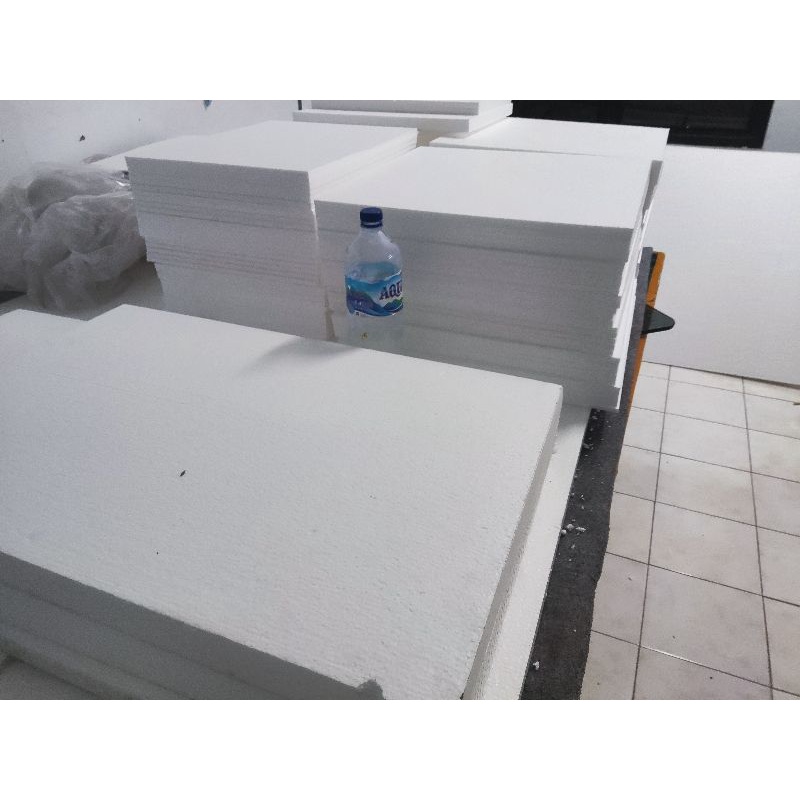Jual Styrofoam sterofom lembaran tebal 1cm 50x50cm | Shopee Indonesia