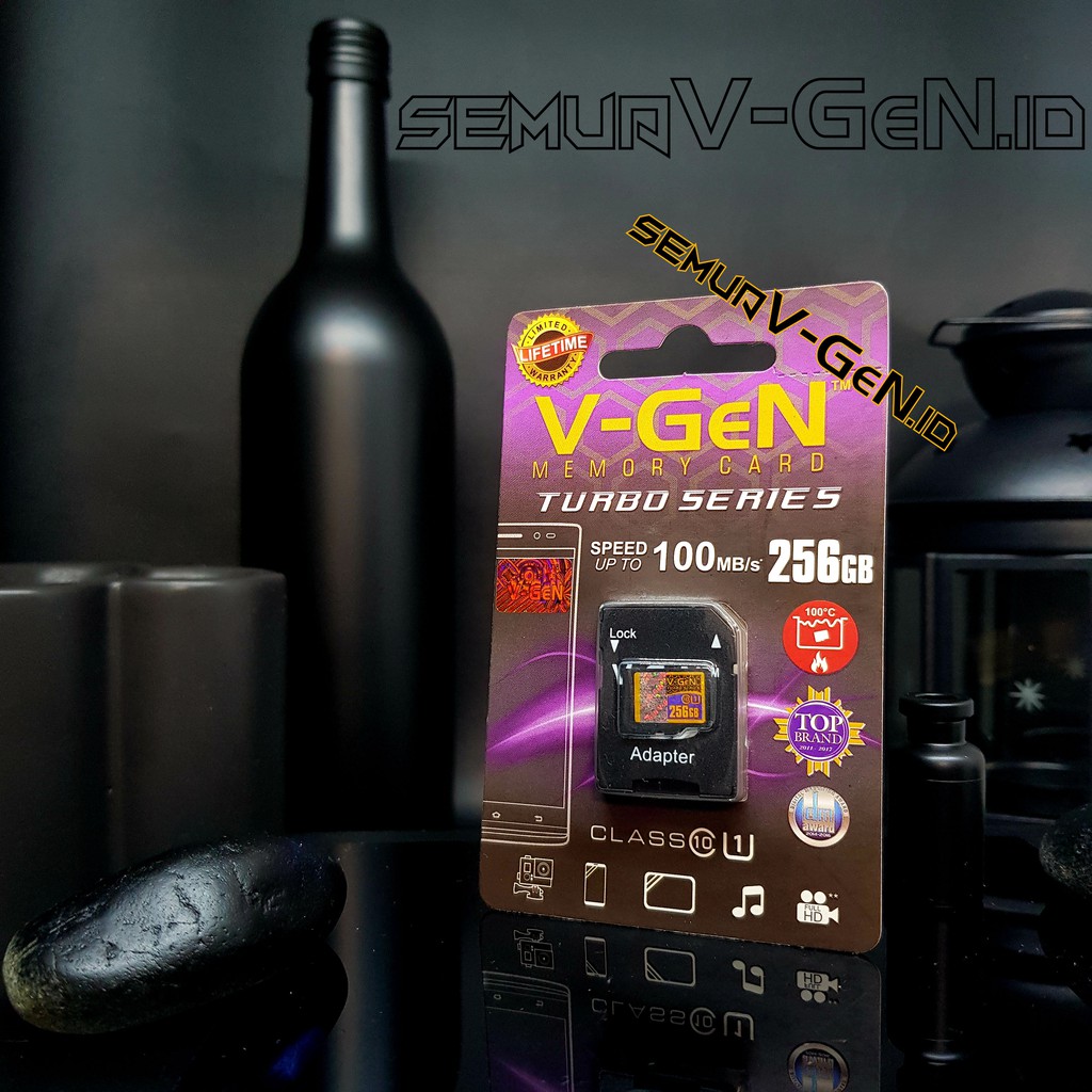 Jual Micro SD 256GB Turbo V-GEN MicroSD 256 GB Class 10 VGEN | Shopee ...
