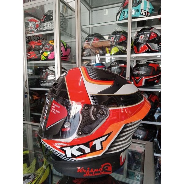 Jual Helm Full Face KYT TT COURSE MICHEL PIRRO | Shopee Indonesia