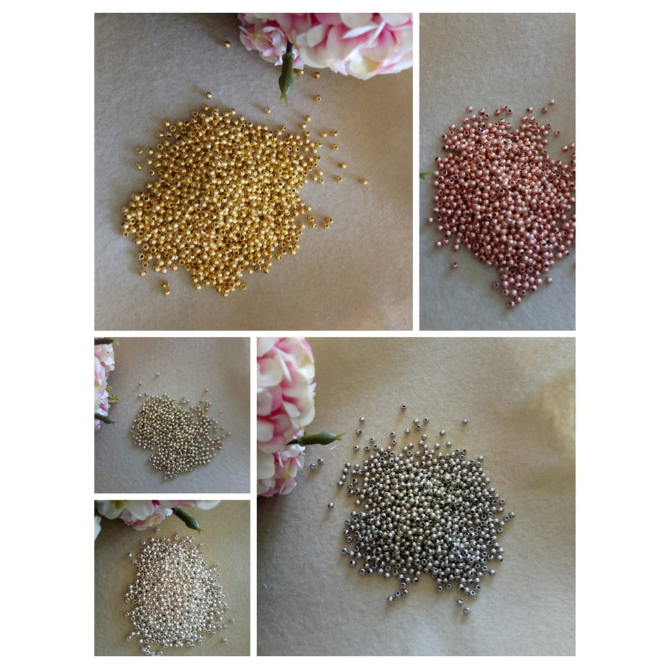 Jual Mote lada/padi (PREMIUM) manik/mutiara pembatas spacer,mutiara ...