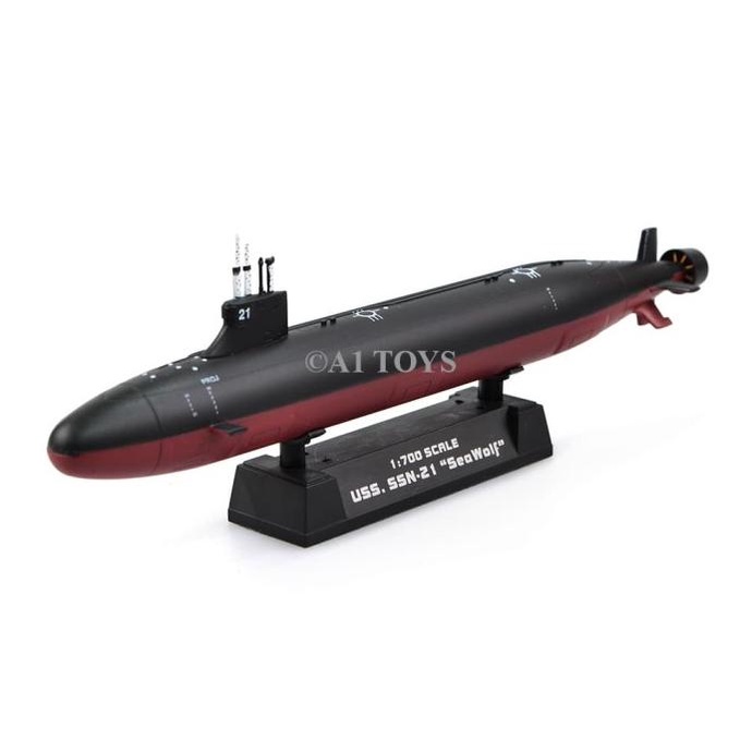Jual DIECAST MINIATUR KAPAL SELAM SSN-21 USS SEAWOLF EASY MODEL 15 CM 1:700 SALE | Shopee Indonesia