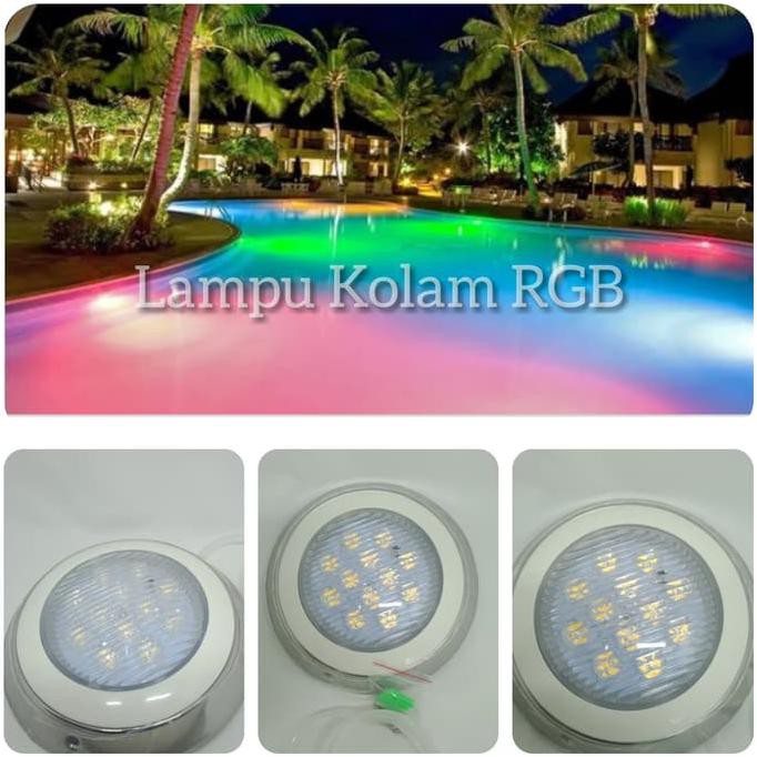 Jual Sale Lampu Kolam Renang Swimming Pool Underwater Rgb 18W 18 Watt ...
