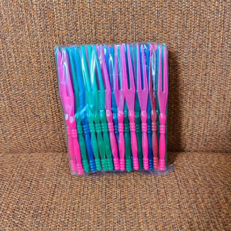 Jual Garpu Kue Plastik/Garpu buah (Kecil/Mini) | Shopee Indonesia