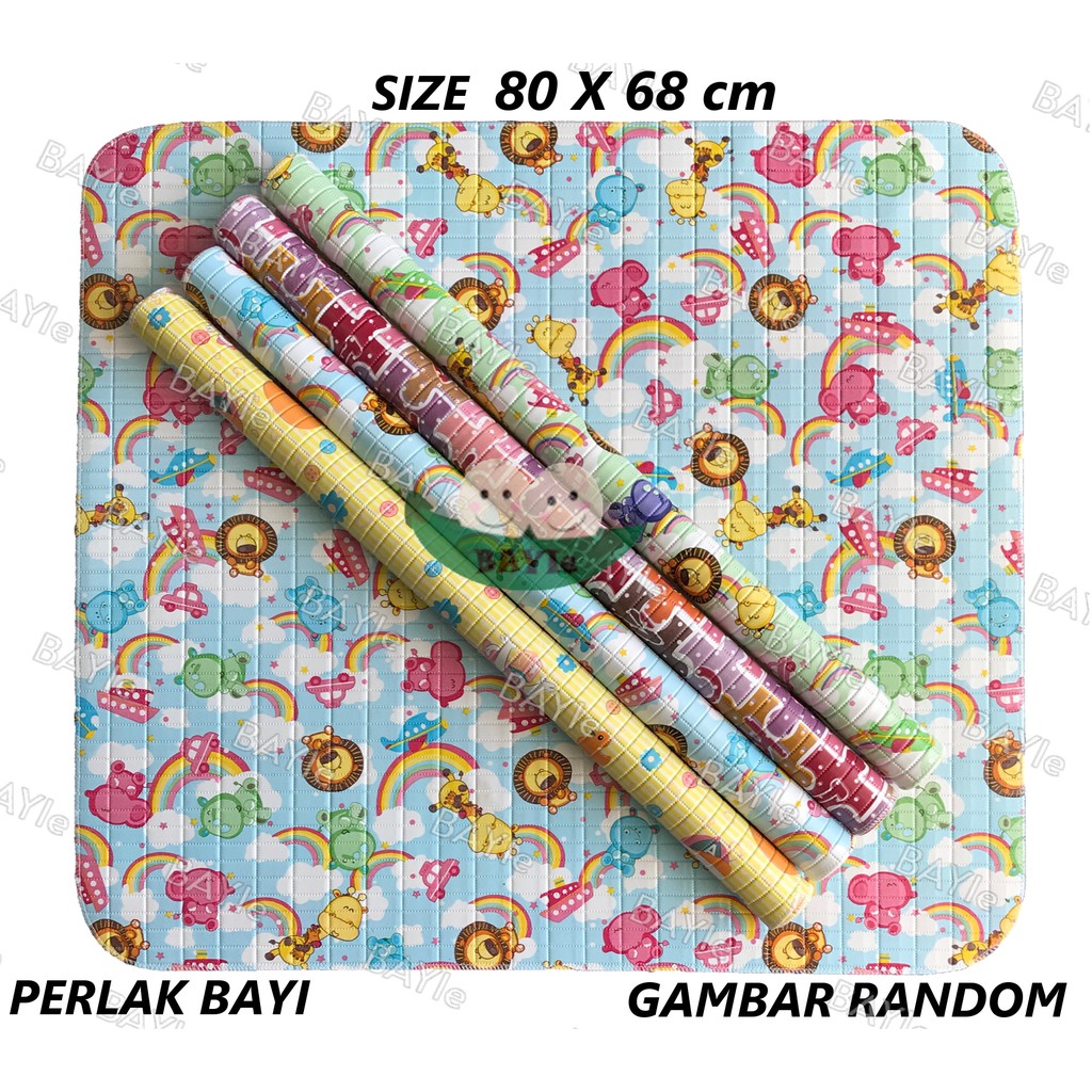 Jual BAYIe - Perlak Bayi Ukuran 80 x 67 cm motif RANDOM /alas ompol ...