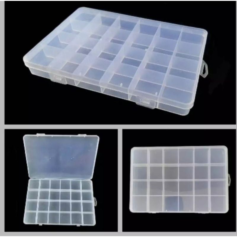 Jual toolbox komponen 24 sekat | Shopee Indonesia