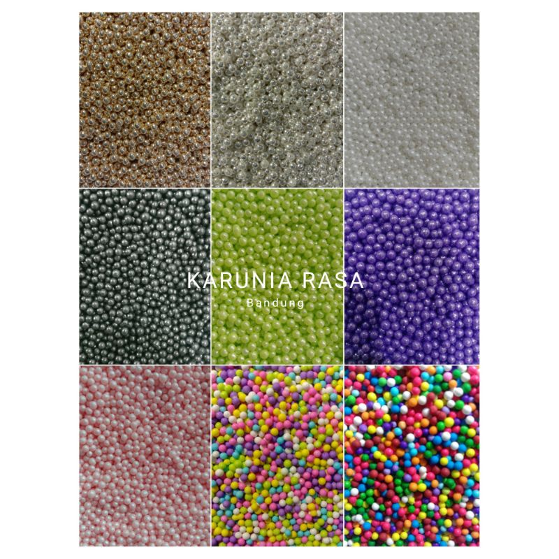 Jual Sprinkle bulat diameter 2mm/ Trimit / Hiasan kue - bisa dimakan ...