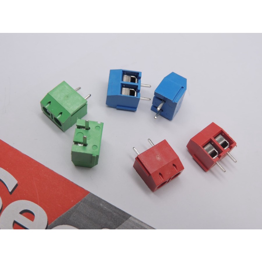 Jual Pin screw KF301-2P 2pin 2 pin 5.0mm connector konektor Terminal ...