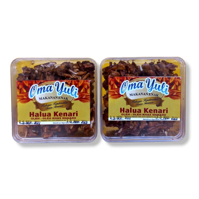 Jual Halua Kenari Oma Yuli 220gr | Shopee Indonesia