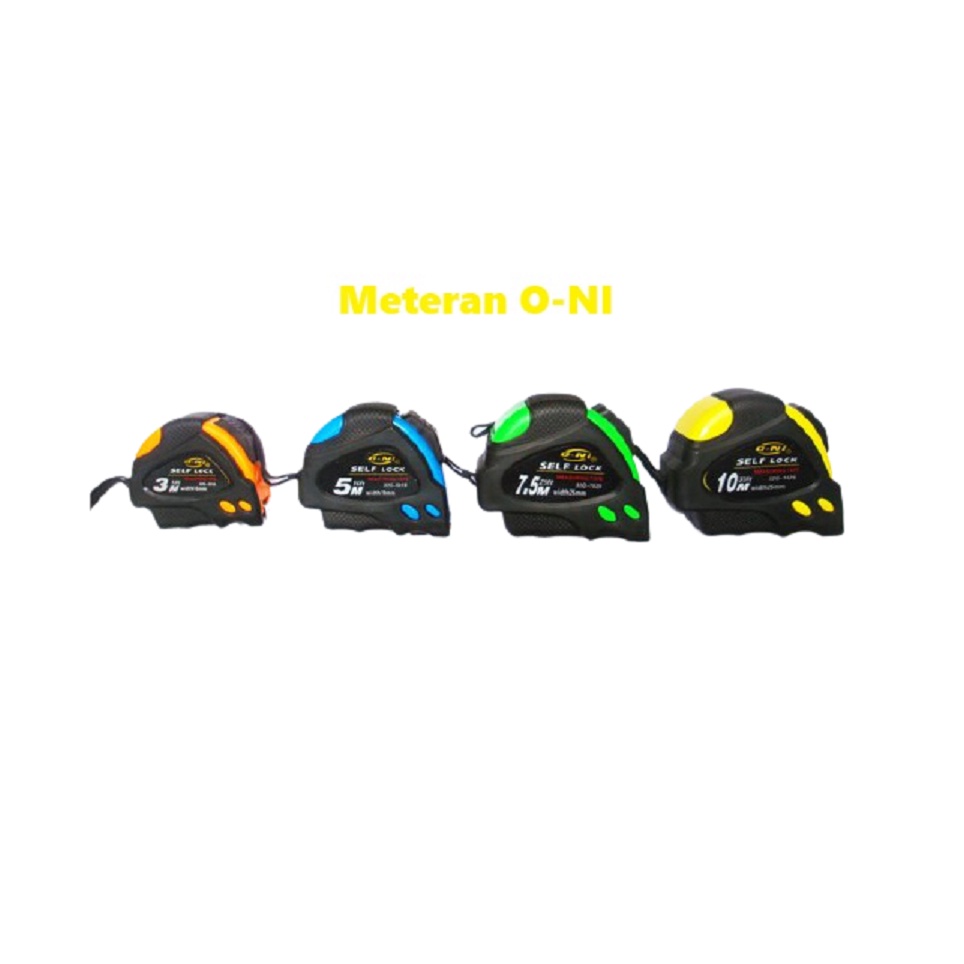 Jual Meteran Self Lock Oni 7,5M / Meteran Otomatis 7,5 meter | Shopee ...