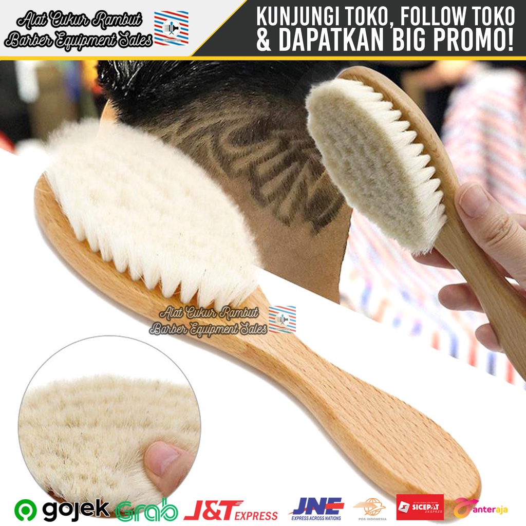 Jual Sikat Rambut Sikat Barber Sikat Bulus Halus Sikat Cukur Potong ...