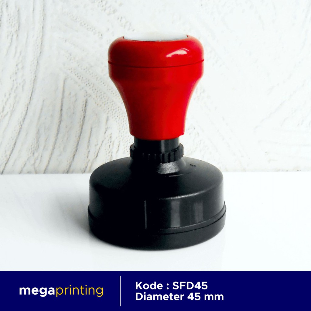 Jual CETAK STEMPEL FLASH OTOMATIS CAP OTOMATIS DIAMETER 45MM | Shopee Indonesia