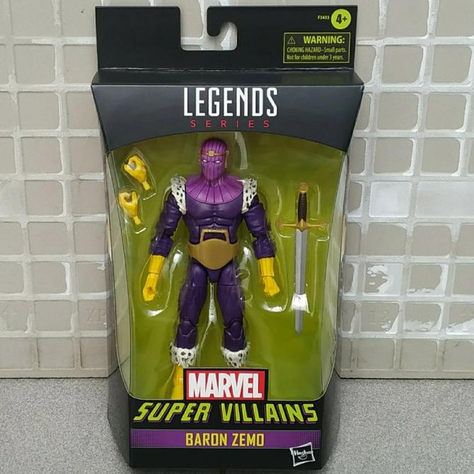 Jual HASBRO MARVEL LEGENDS CLASSIC COMIC BARON ZEMO HELMUT SUPER ...