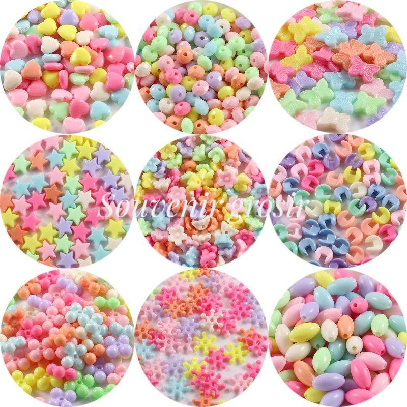 Jual 20 gram Aneka monte meronce gelang kalung / manik pastel - mote ...