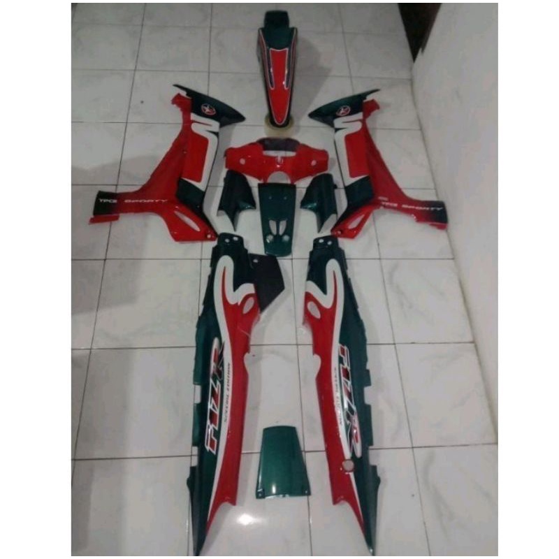 Jual Cover Body Fizr F1zr Caltex Hijau Merah Full Set Halus Cover Bodi ...