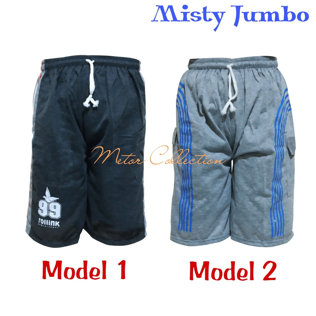 Jual Celana kolor pendek pria Celana misty Jumbo celana kolor harga ...